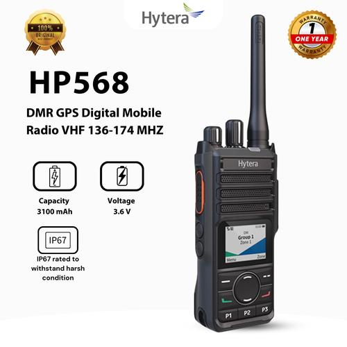 Promo Hytera HP568 DMR GPS Digital Mobile Radio VHF 136-174 MHZ Cicil 0 ...
