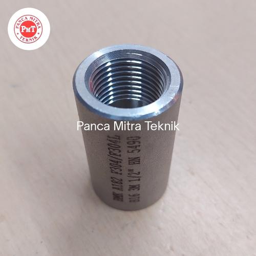Jual 1/2" inch Socket / Coupling Stainless SS304 Class 3000 Drat NPT ...