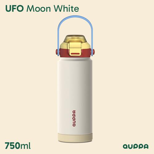 Jual Quppa UFO Moon White 750ml Stainless Steel Bottle [ Cloud Series ...