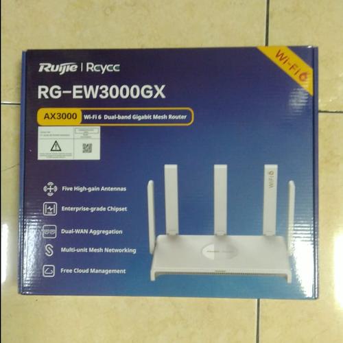Jual Ruijie Reyee RG-EW3000GX Wifi6 Gigabit Wireless Mesh Router AX3000 ...