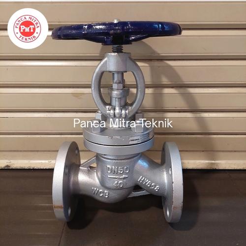 Jual Globe Valve 5" inch PN40 Steam / Globe Valve DN125 PN40 Cast Steel ...