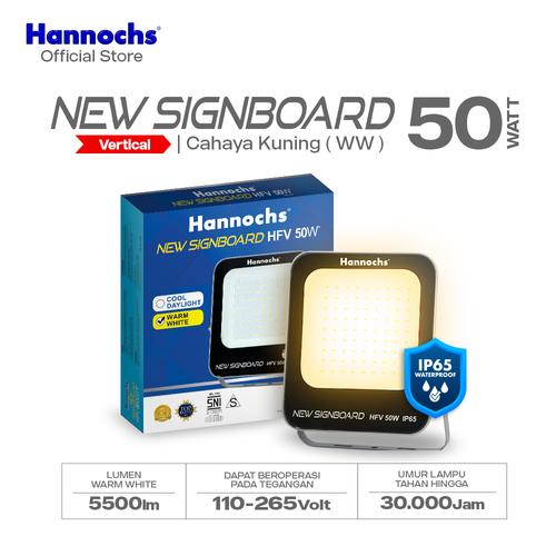 Promo Hannochs Lampu Sorot LED Flood Light New Signboard HFV 50W Cahaya ...