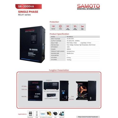 Jual AVR Stabilizer Samoto 3KVA Stabiliser 3000VA Stavol Listrik SMT ...