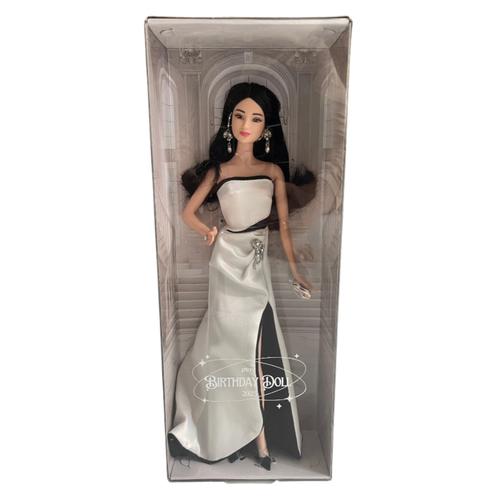 Promo Boneka Barbie Asian Black Hair Signature Birthday Doll Baju Gaun ...