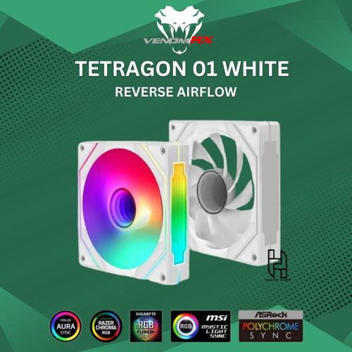 Jual Fan Case 12CM ARGB VenomRX Tetragon 01 - Reverse Fan - Putih - Kota Bandung - ASCARYA ...