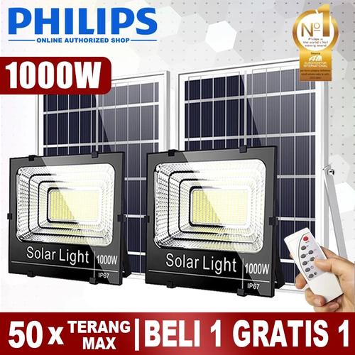 Jual PHILIPS Solar Light Lampu 1000W Outdoor Lighting Waterproof Solar ...
