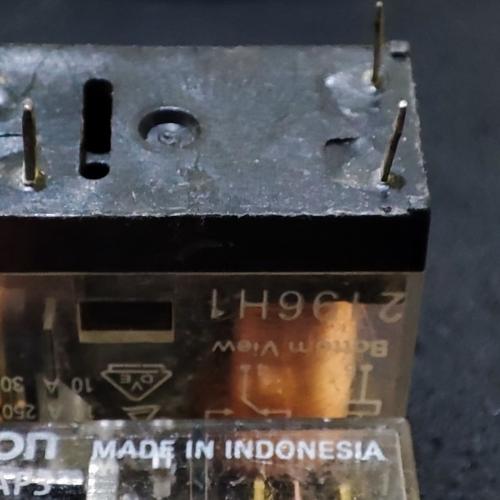 Jual Relay Omron 10A 250V - Coil 24V 5 pin G2R-1-AP3 - Jakarta Timur ...