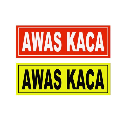 Jual Stiker Awas Kaca untuk kebutuhan Mall dan rumah tangga - Kota ...