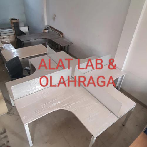 Jual MEJA KERJA KANTOR MEJA SEKOLAH MEJA GURU HPL MEJA WORKSTATION HPL ...