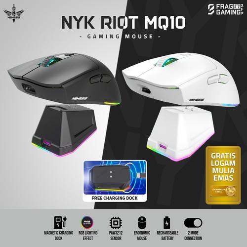 Jual NYK RIOT MQ10 / NYK NEMESIS RIOT MQ-10 Dual Wireless Charging Dock ...