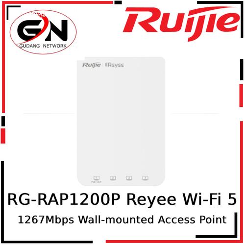 Jual Ruijie RG-RAP1200P Reyee Wi-Fi 5 1267Mbps Wall-mounted Access ...