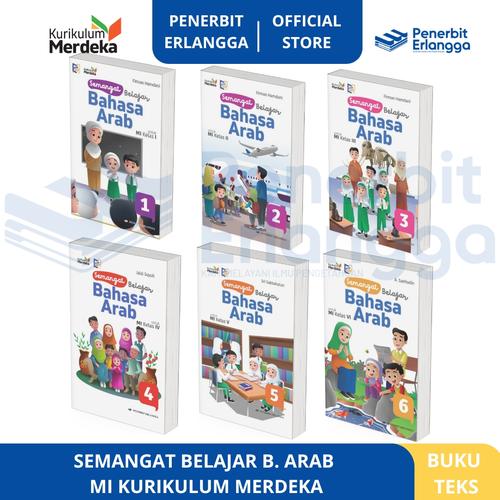 Promo [Erlangga Official] Semangat Belajar Bahasa Arab Mi Kelas 1 2 3 4 5 6 - Kurikulum Merdeka ...