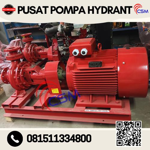 Promo Pompa Hydrant Electric - Merk EBARA - 750 - 1000 GPM 80 Meter 75 ...
