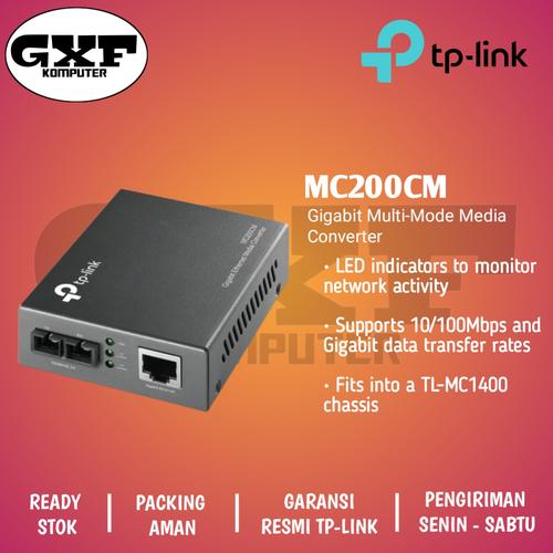 Jual TP-LINK MC200CM Gigabit Multi-Mode Media Converter - Jakarta Pusat ...