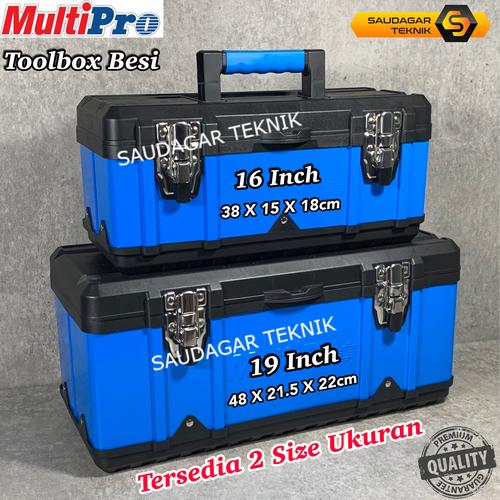 Jual Toolbox Plastik Body Besi MULTIPRO Tool Box Kotak Penyimpanan ...