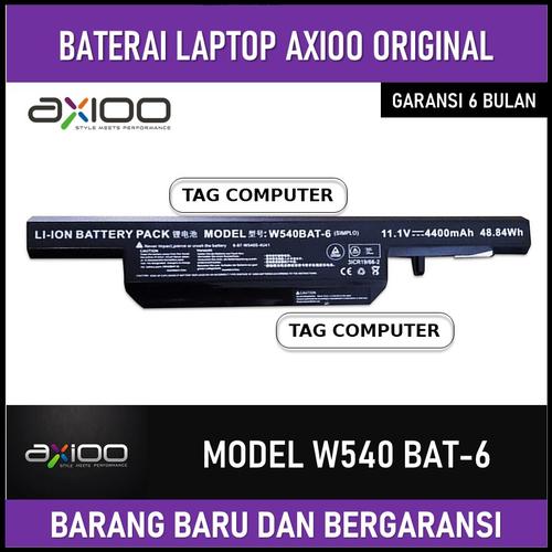 Jual BATERAI LAPTOP AXIOO RNE W540 W540BAT-6 - Jakarta Pusat ...