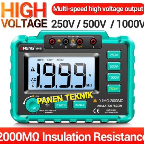 Jual MEGGER LISTRIK DiGITAL INSULATION ALAT UKUR TAHANAN ISOLASI MEGA ...