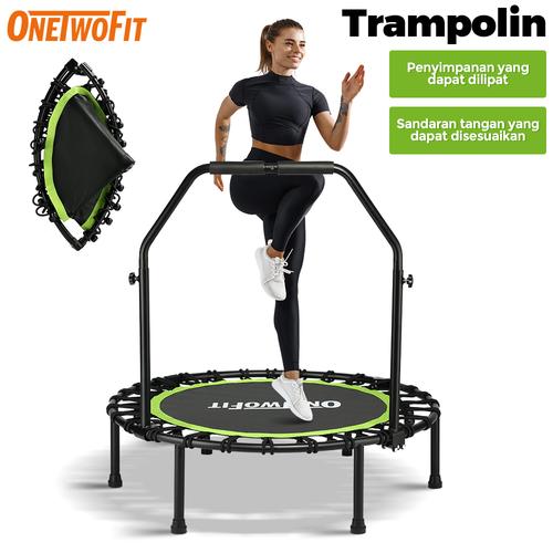 Promo OneTwoFit Trampoline lipat baru 50 Inci Alat Olahraga Lompat Trampoline Aerobic Exercise ...
