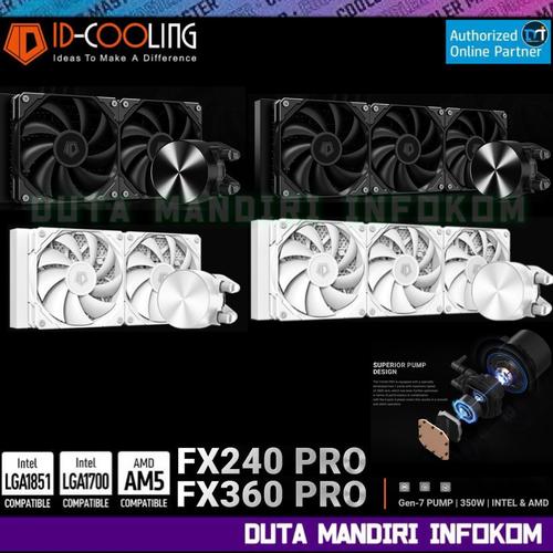 Promo ID Cooling FX240 FX360 PRO - AIO CPU Liquid Water Cooling Cooler ...