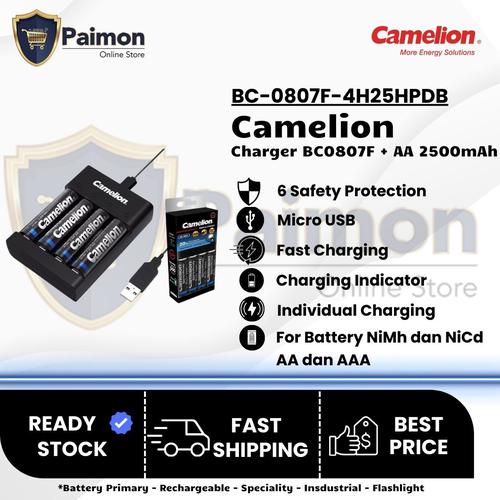 Jual Camelion Charger Pro + Baterai Rechargeable 2500mAh Bp4 - Jakarta ...