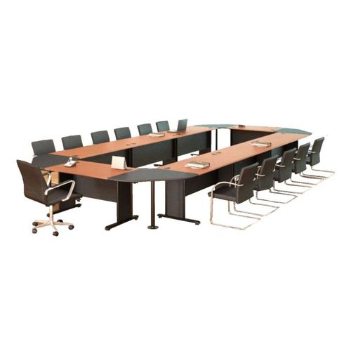 Jual Meja Meeting Rapat Kerja Conference Table 4 x 4 Meter Kaki Besi ...