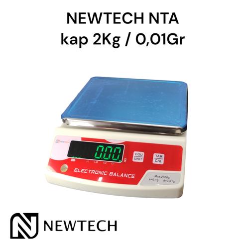 Jual Timbangan emas, lab, analitik neraca NEWTECH NTA kap 2Kg / 0.01Gr ...