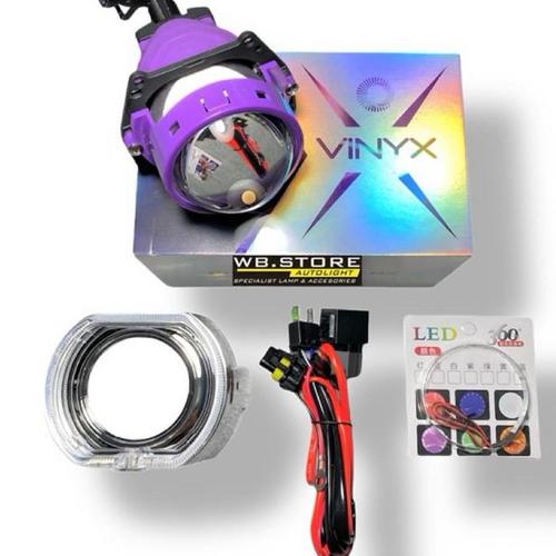 Jual Combo paket lengkap Biled Vinyx P70 P65 GEN 2 3 inch Purple lens ...