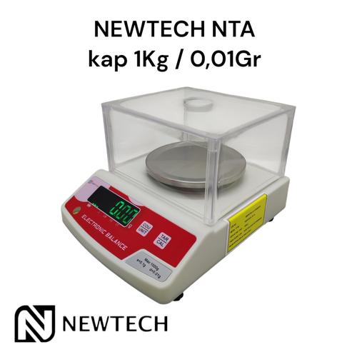 Jual TIMBANGAN KIMIA, NERACA, EMAS, LAB, NEWTECH 1 kg / 0,01 gr, NTA ...
