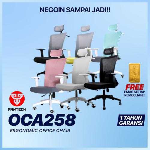 Promo Fantech OCA258 / OCA 258 Kursi Kerja Kantor Premium Office Chair ...