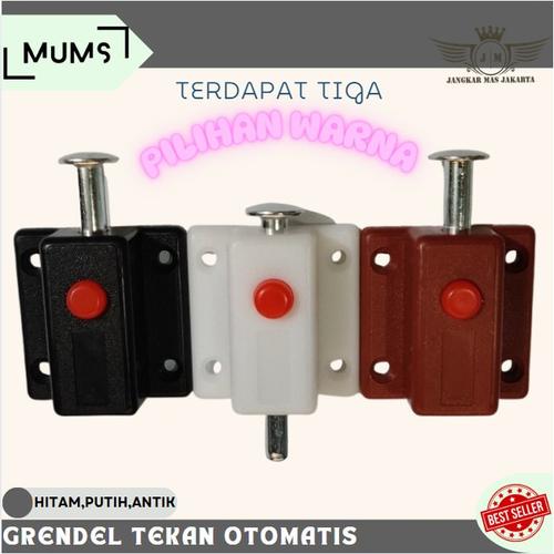 Jual Grendel Tekan Grendel Otomatis Slot Pintu Otomatis Pencet Tekan ...