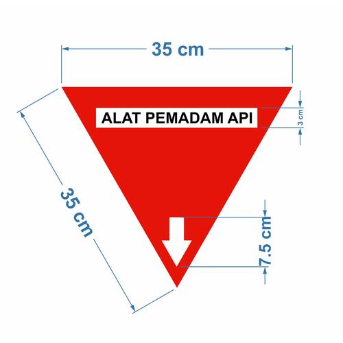 Jual Custom rambu rambu 35cm akrilik - Kota Bandung - Takama Rambu ...