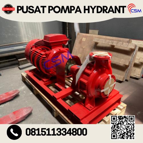 Promo Pompa Hydrant Electric - Merk EBARA - 1000 GPM 120 Meter 132 Kw ...