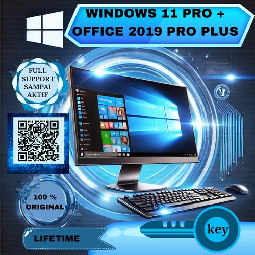 Jual Windows 11 Pro + Office 2019 Proplus original license - Kota ...