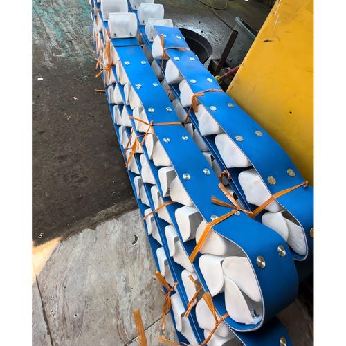 Jual PVC BIRU / BELT ELEVATOR / CONVEYOR CINTUNG PADI lebar 25 CM - Kab ...