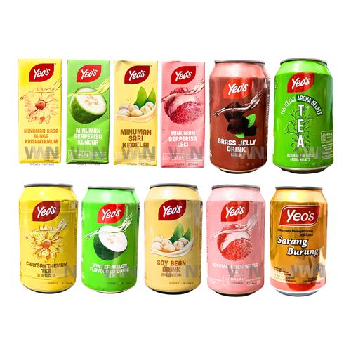 Jual Yeos Drink 250gr / 300gr - Yeo's Minuman Kaleng / Yeos All Varian ...