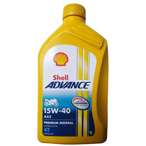 Jual Oli SHELL ADVANCE AX5 Original 1 L / 1 Liter 15W-40 Oil Motor ...