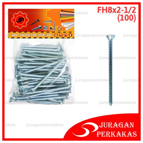 Jual SEKRUP FH 8 x 2-1/2 - SKRUP FH 8x2-1/2 BAUT TAPPING ISI 100 PCS ...