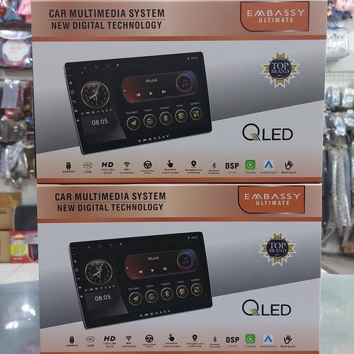 Jual Android Embassy 9 inch 2/32 / head unit tv double din deckless ...