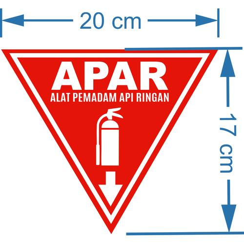 Jual Sign APAR Segitiga 20cm x 17cm Akrilik Mirror - Kota Bandung ...