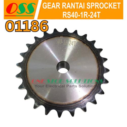 Jual GEAR RANTAI SPROCKET RS40-1R-24T RS 40-1R SINGLE - Jakarta Barat ...