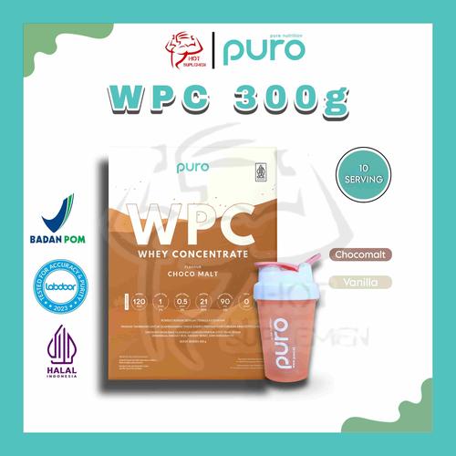 Jual Puro WPRO Whey Protein Concentrate 300 Gr 300gr 10 serving - Milk ...