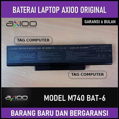 Jual BATERAI AXIOO M740 M740BAT-3 M740BAT-6 M660NBAT-6 SQU-528 BTY-M66 ...
