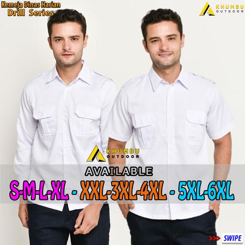 Jual Seragam Kerja PNS/ASN Lengan Panjang PUTIH Polos - Kota Cimahi ...