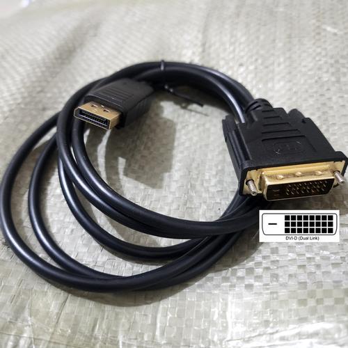 Jual Sku-1953 Kabel Display Port to Dvi 24+1 Dp to Dvi-D 24 pin + 1 pin ...