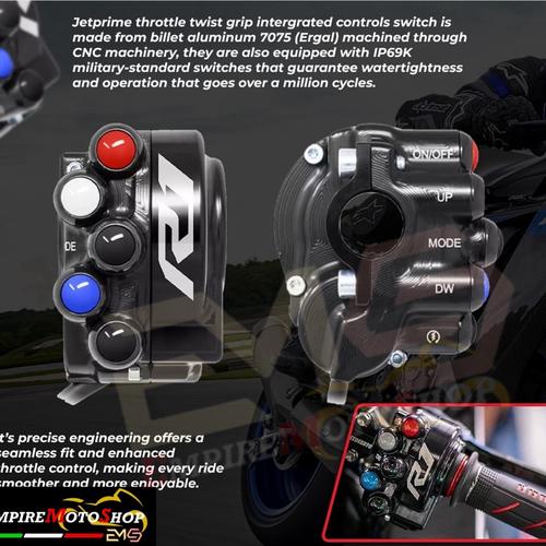 Jual Jetprime Racing Switch Panel Button Starter Engine R1 R1M ...