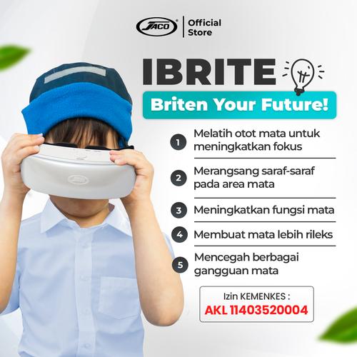 Promo Jaco iBrite Alat Terapi Mata Gratis 1 Kotak Ibrite Therapy Tissue ...