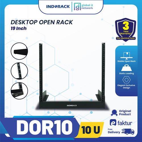 Jual Indorack Desktop Open Rack 10u Depth 290mm DOR10 - Kota Bandung ...