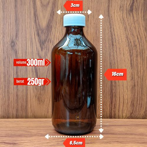 Jual botol kaca 300 ml coklat amber - Kota Depok - anugerah botol ...