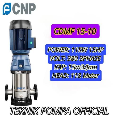 Jual POMPA BOOSTER AIR CNP CDMF 15-10 11KW 15HP 380V 3PHASE VERTICAL MULTISTAGE - Jakarta Barat ...