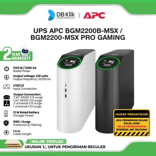 Promo Ups APC BGM2200B-MSX / BGM2200-MSX Pro Gaming Sinewave 2200VA 1320W Pure Sine Wave Cicil 0 ...